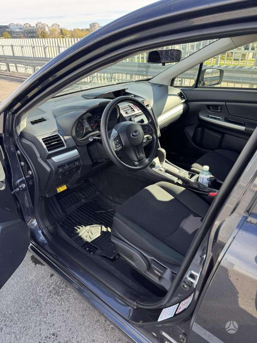 Grey Subaru Impreza 2016 in Vilnius, with an engine capacity of 2.00 L and mileage of 90 thousand km for 7750 €, photo 8 on AUTOMOTO.COM.LV