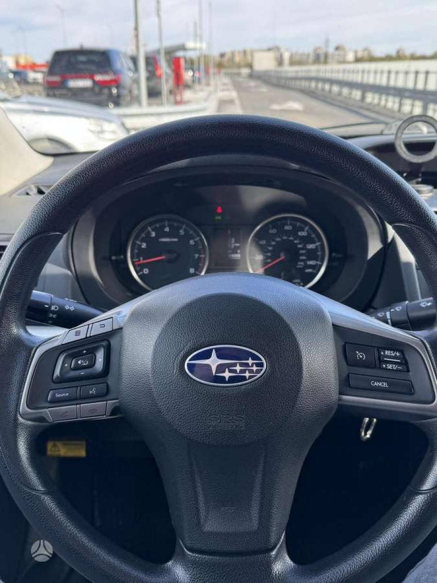 Grey Subaru Impreza 2016 in Vilnius, with an engine capacity of 2.00 L and mileage of 90 thousand km for 7750 €, photo 11 on AUTOMOTO.COM.LV