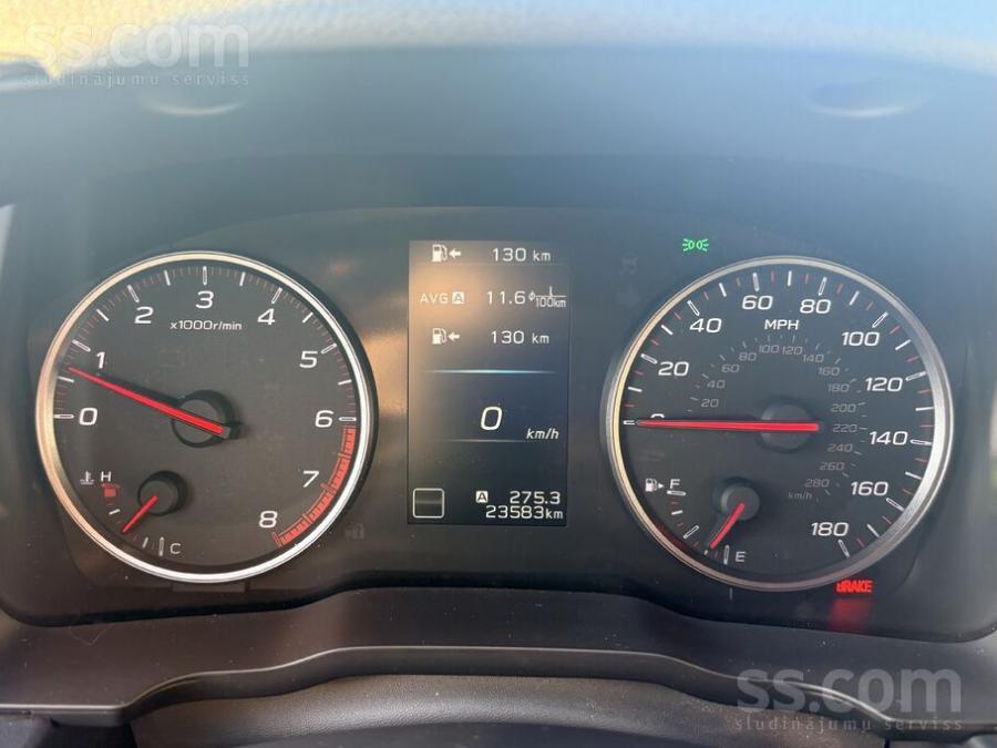 Grey Subaru Impreza 2022 in Riga, with an engine capacity of 2.40 L and mileage of 24 thousand km for 25900 €, photo 7 on AUTOMOTO.COM.LV