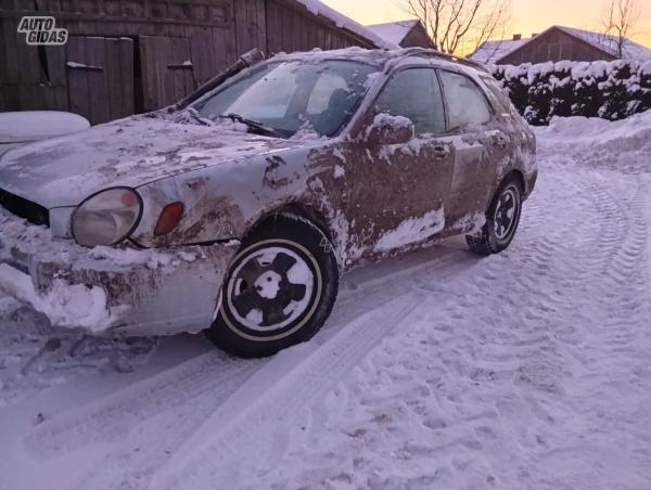 Grey Subaru Impreza 2001 in Silute, with an engine capacity of 1.60 L and mileage of 26 thousand km for 850 €, photo 1 on AUTOMOTO.COM.LV