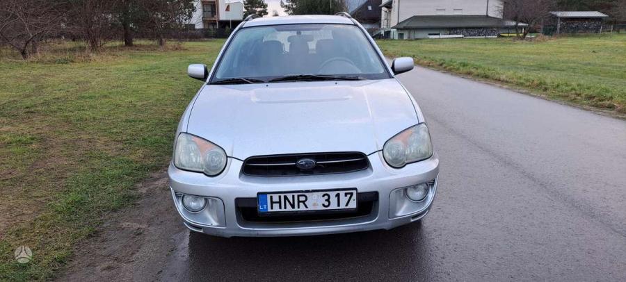 Grey Subaru Impreza 2003 in Vilnius, with an engine capacity of 1.99 L and mileage of 309 thousand km for 2500 €, photo 7 on AUTOMOTO.COM.LV