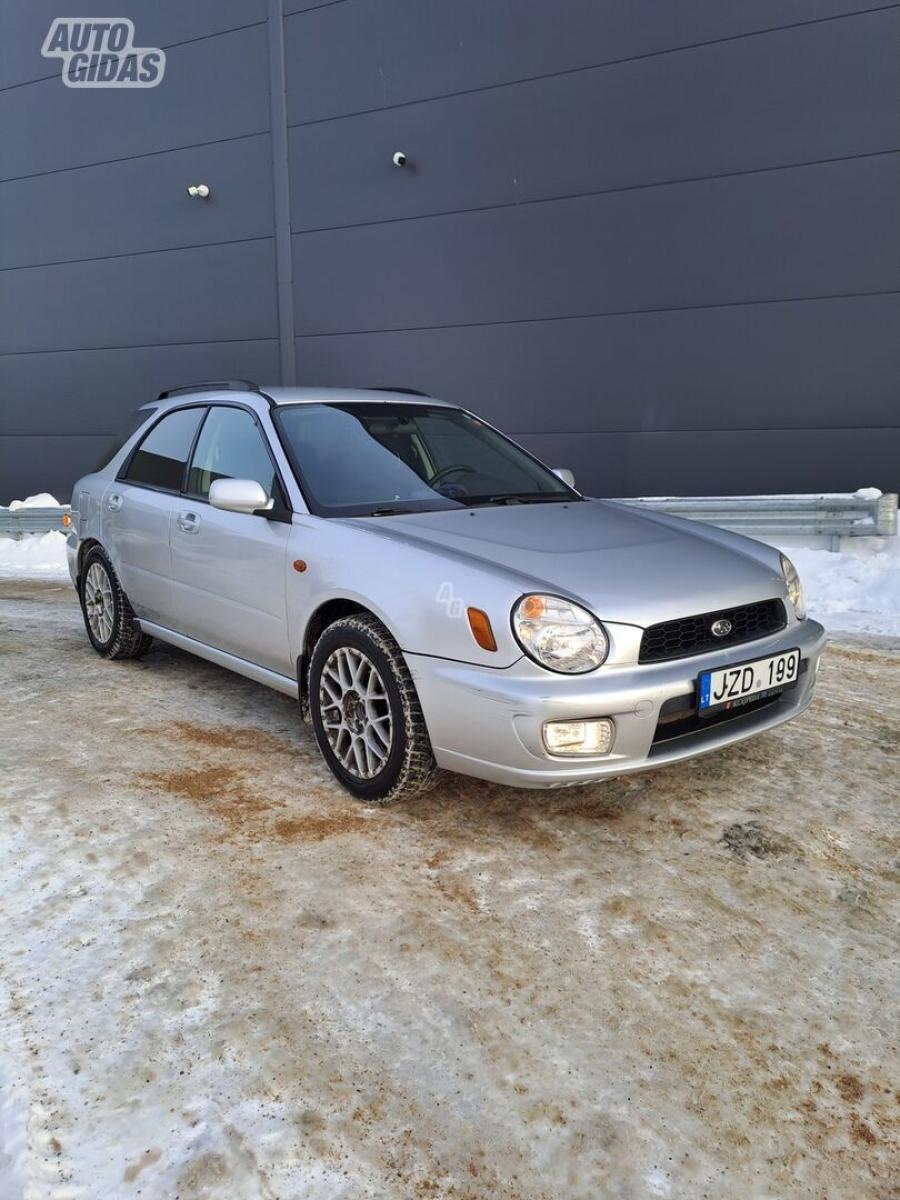 Grey Subaru Impreza 2003 in Klaipeda, with an engine capacity of 1.60 L and mileage of 195 thousand km for 2500 €, photo 2 on AUTOMOTO.COM.LV