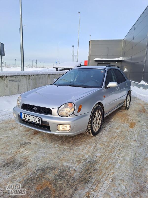 Grey Subaru Impreza 2003 in Klaipeda, with an engine capacity of 1.60 L and mileage of 195 thousand km for 2500 €, photo 4 on AUTOMOTO.COM.LV