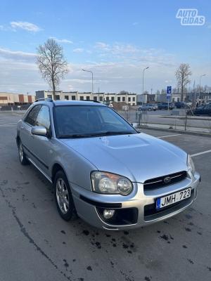 Grey Subaru Impreza 2003 in Vilnius, with an engine capacity of 2.00 L and mileage of 219 thousand km for 1400 €, photo  on AUTOMOTO.COM.LV
