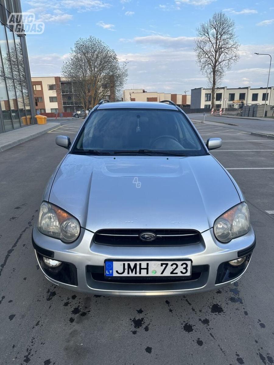 Grey Subaru Impreza 2003 in Vilnius, with an engine capacity of 2.00 L and mileage of 219 thousand km for 1400 €, photo 2 on AUTOMOTO.COM.LV