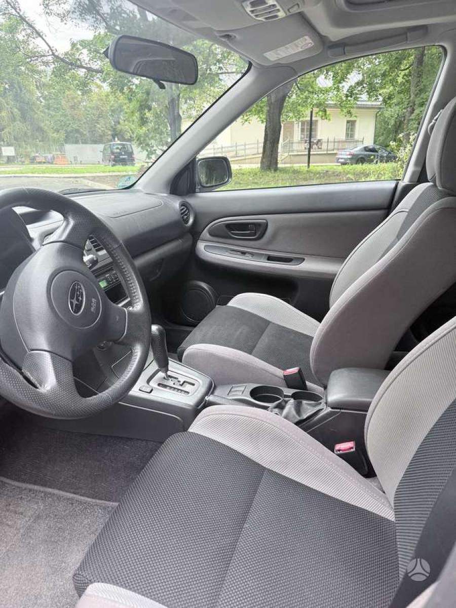Grey Subaru Impreza 2006 in Vilnius, with an engine capacity of 2.00 L and mileage of 137 thousand km for 3600 €, photo 21 on AUTOMOTO.COM.LV