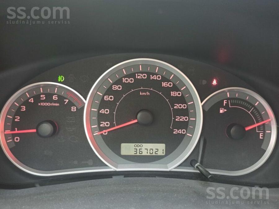 Subaru Impreza 2010 in Riga, with an engine capacity of 2.00 L and mileage of 367 thousand km for 2200 €, photo 8 on AUTOMOTO.COM.LV