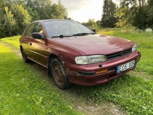 Red Subaru Impreza 1996 in Utena, with an engine capacity of 0.00 L and mileage of 150 thousand km for 600 €, photo 2 on AUTOMOTO.COM.LV