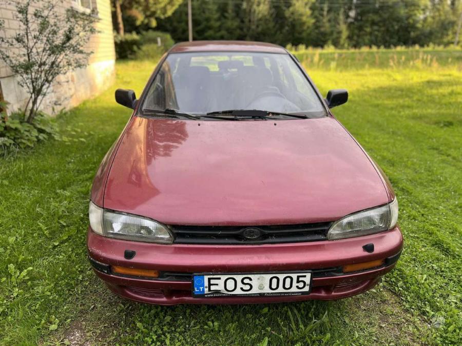 Red Subaru Impreza 1996 in Utena, with an engine capacity of 0.00 L and mileage of 150 thousand km for 600 €, photo 4 on AUTOMOTO.COM.LV