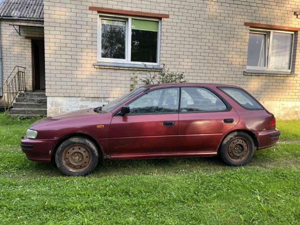 Sarkans Subaru Impreza 1996 Utena, ar dzinēja tilpumu 0.00 L un nobraukumu 150 tūkst. km par 600 €, foto 6 vietnē AUTOMOTO.COM.LV