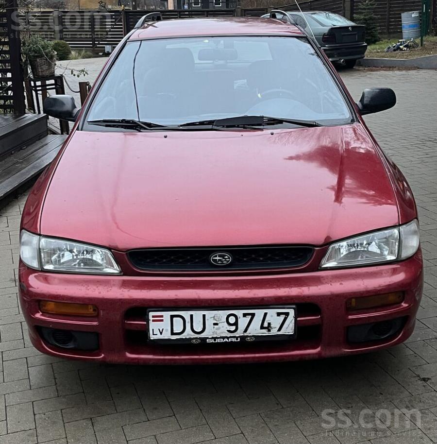 Sarkans Subaru Impreza 1999 Rīga, ar dzinēja tilpumu 1.60 L un nobraukumu 167 tūkst. km par 2000 €, foto 5 vietnē AUTOMOTO.COM.LV