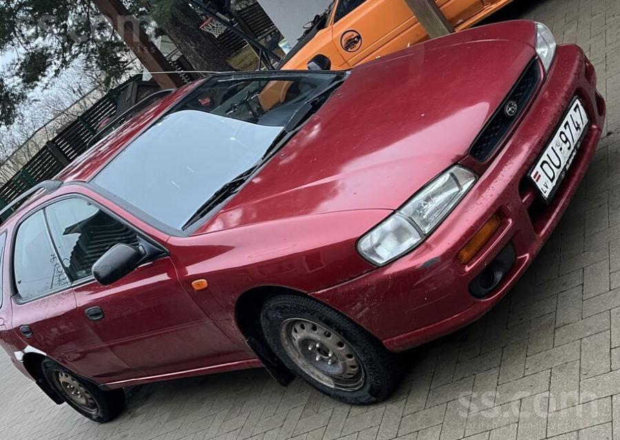 Sarkans Subaru Impreza 1999 Rīga, ar dzinēja tilpumu 1.60 L un nobraukumu 167 tūkst. km par 2000 €, foto 6 vietnē AUTOMOTO.COM.LV