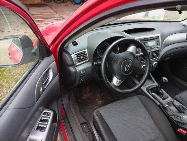 Red Subaru Impreza 2008 in Pasvalys, with an engine capacity of 1.99 L and mileage of 343 thousand km for 1750 €, photo 6 on AUTOMOTO.COM.LV