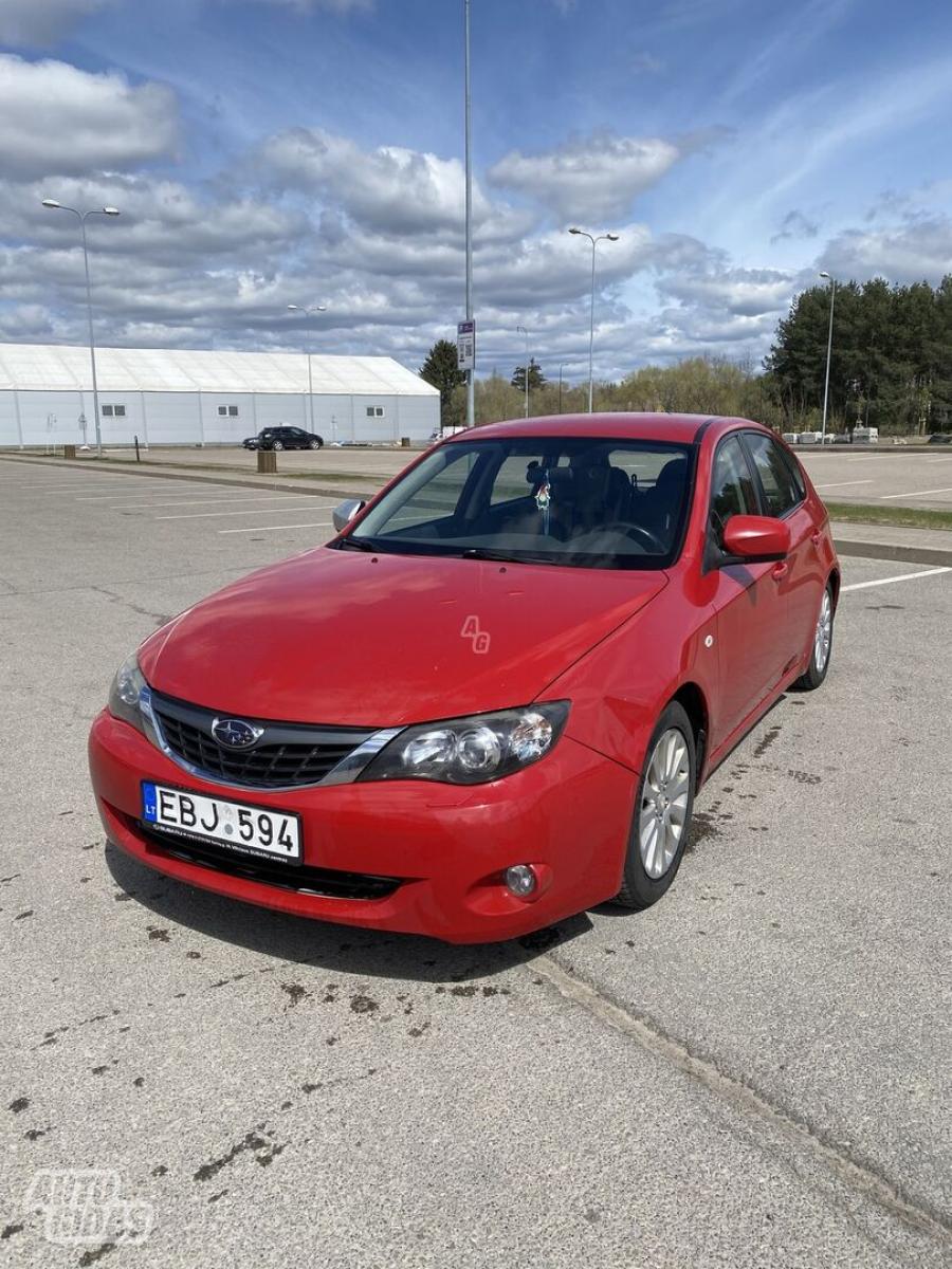 Red Subaru Impreza 2008 in Vilnius, with an engine capacity of 2.00 L and mileage of 206 thousand km for 2400 €, photo 1 on AUTOMOTO.COM.LV