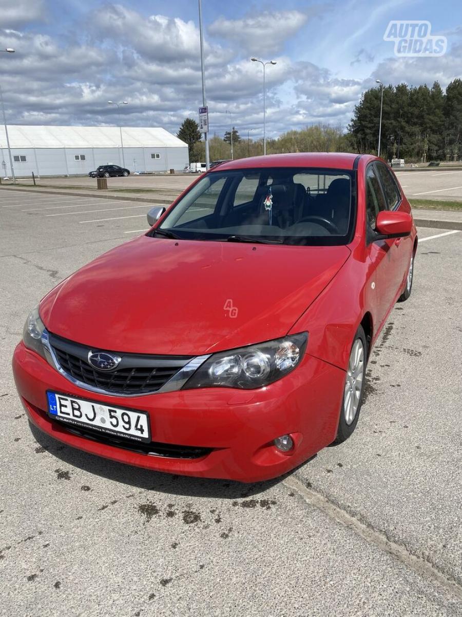 Red Subaru Impreza 2008 in Vilnius, with an engine capacity of 2.00 L and mileage of 206 thousand km for 2400 €, photo 4 on AUTOMOTO.COM.LV
