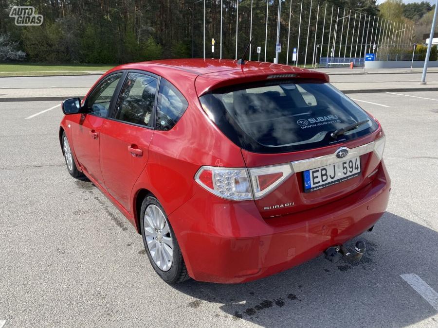 Red Subaru Impreza 2008 in Vilnius, with an engine capacity of 2.00 L and mileage of 206 thousand km for 2400 €, photo 6 on AUTOMOTO.COM.LV