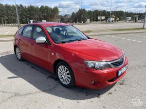 Red Subaru Impreza 2008 in Vilnius, with an engine capacity of 2.00 L and mileage of 206 thousand km for 2400 €, photo 8 on AUTOMOTO.COM.LV