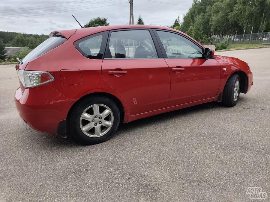 Sarkans Subaru Impreza 2008 Akmenė, ar dzinēja tilpumu 1.50 L un nobraukumu 419 tūkst. km par 1145 €, foto 4 vietnē AUTOMOTO.COM.LV