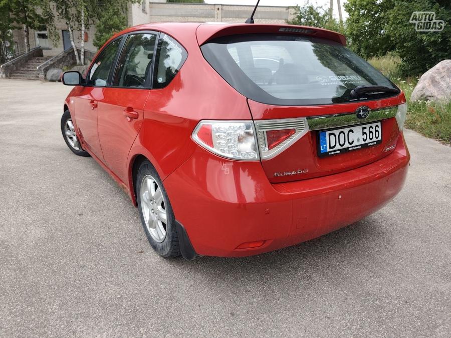 Sarkans Subaru Impreza 2008 Akmenė, ar dzinēja tilpumu 1.50 L un nobraukumu 419 tūkst. km par 1145 €, foto 5 vietnē AUTOMOTO.COM.LV