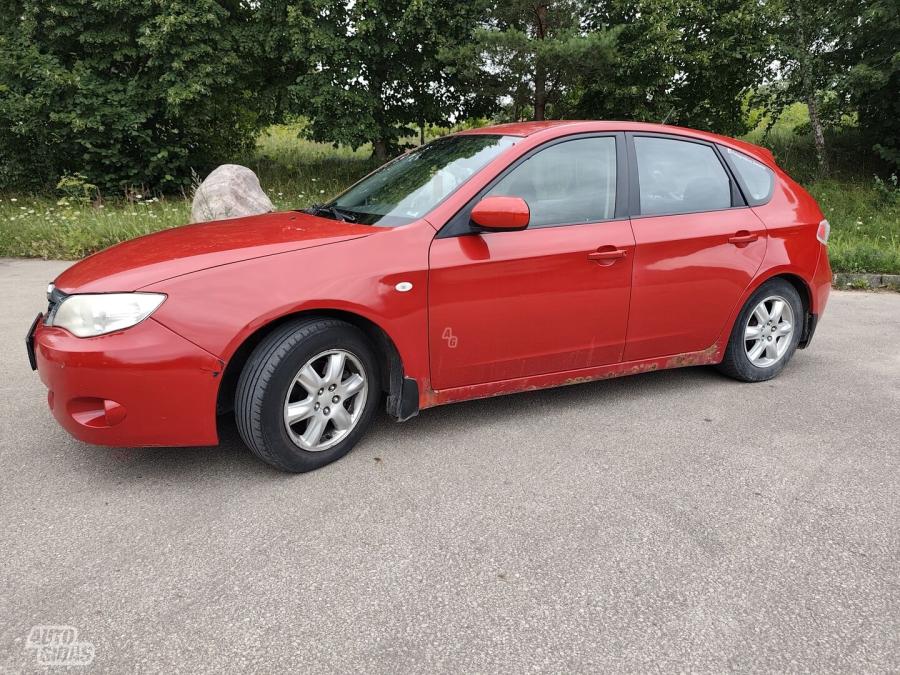 Sarkans Subaru Impreza 2008 Akmenė, ar dzinēja tilpumu 1.50 L un nobraukumu 419 tūkst. km par 1145 €, foto 7 vietnē AUTOMOTO.COM.LV