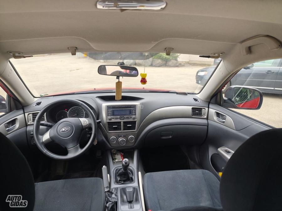 Sarkans Subaru Impreza 2008 Akmenė, ar dzinēja tilpumu 1.50 L un nobraukumu 419 tūkst. km par 1145 €, foto 8 vietnē AUTOMOTO.COM.LV