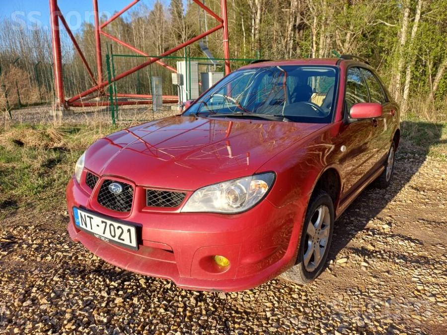 Sarkans Subaru Impreza 2007 Rīga, ar dzinēja tilpumu 2.00 L un nobraukumu 215 tūkst. km par 2600 €, foto 1 vietnē AUTOMOTO.COM.LV