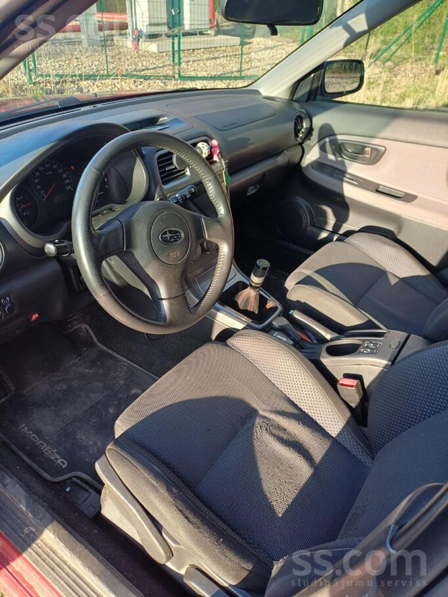 Sarkans Subaru Impreza 2007 Rīga, ar dzinēja tilpumu 2.00 L un nobraukumu 215 tūkst. km par 2600 €, foto 5 vietnē AUTOMOTO.COM.LV