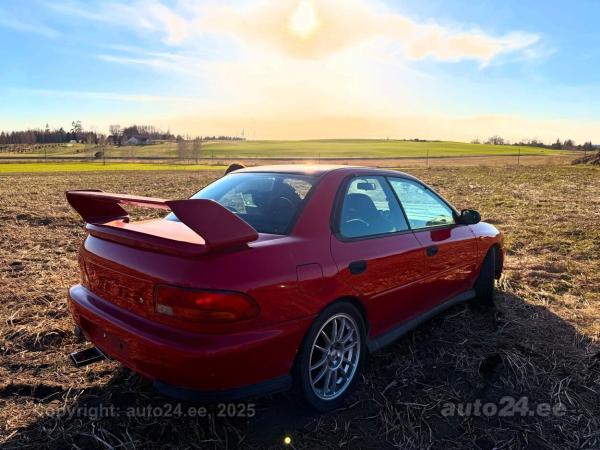 Red Subaru Impreza 1998 in Riga, with an engine capacity of 2.00 L and mileage of 151 thousand km for 9850 €, photo 11 on AUTOMOTO.COM.LV