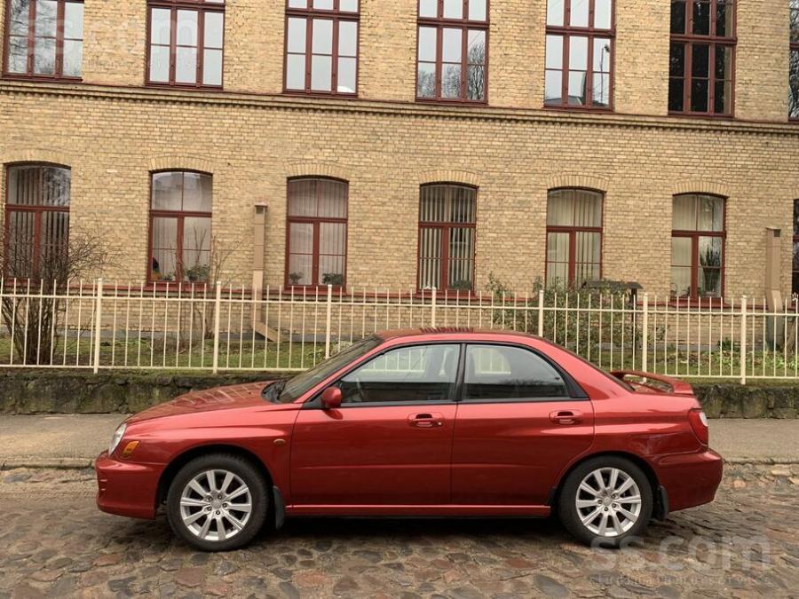 Red Subaru Impreza 2001 in Riga, with an engine capacity of 2.00 L and mileage of 277 thousand km for 3500 €, photo 1 on AUTOMOTO.COM.LV