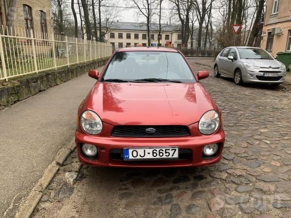 Red Subaru Impreza 2001 in Riga, with an engine capacity of 2.00 L and mileage of 277 thousand km for 3500 €, photo 3 on AUTOMOTO.COM.LV