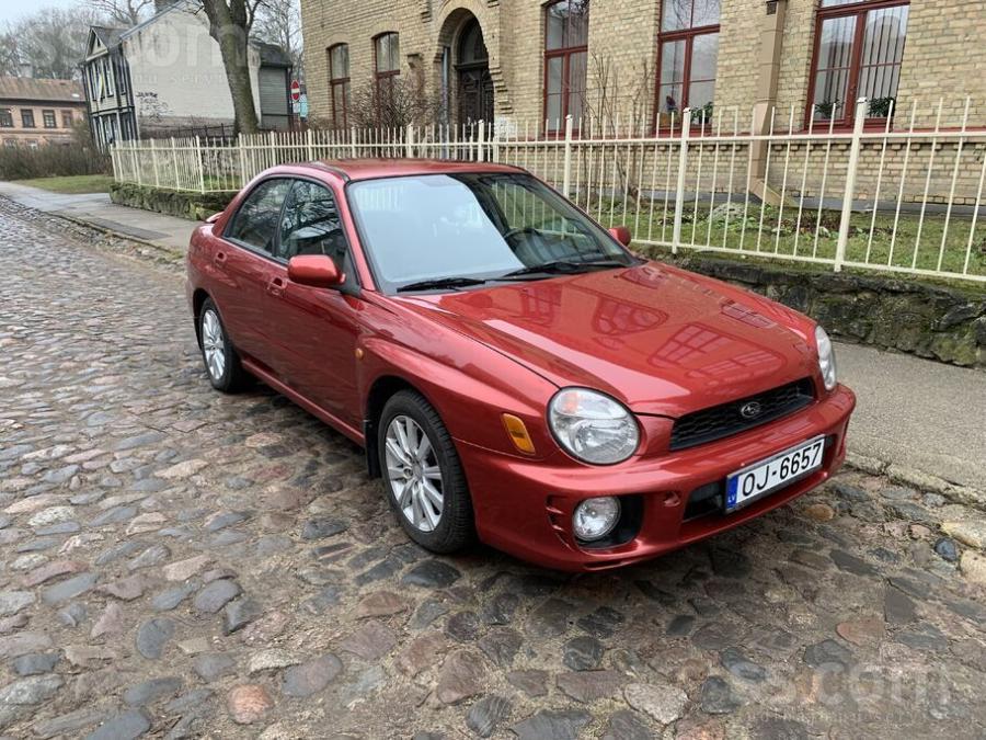 Red Subaru Impreza 2001 in Riga, with an engine capacity of 2.00 L and mileage of 277 thousand km for 3500 €, photo 4 on AUTOMOTO.COM.LV
