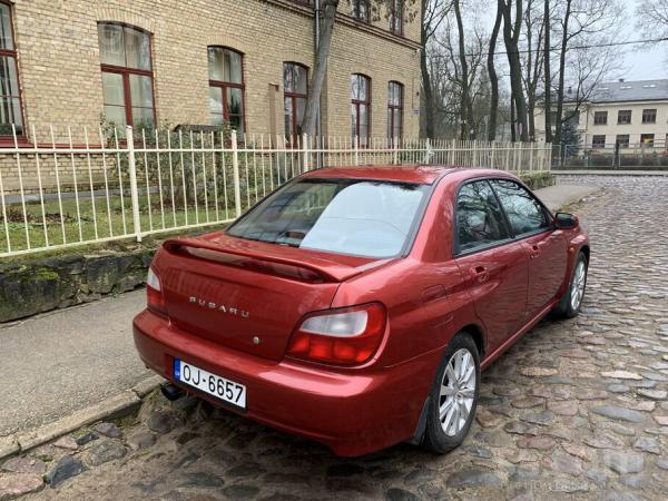 Red Subaru Impreza 2001 in Riga, with an engine capacity of 2.00 L and mileage of 277 thousand km for 3500 €, photo 8 on AUTOMOTO.COM.LV