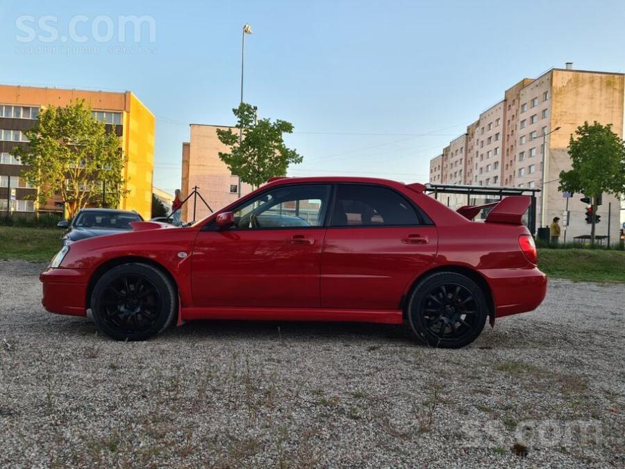 Sarkans Subaru Impreza 2003 Liepāja, ar dzinēja tilpumu 2.00 L un nobraukumu 165 tūkst. km par 7900 €, foto 2 vietnē AUTOMOTO.COM.LV