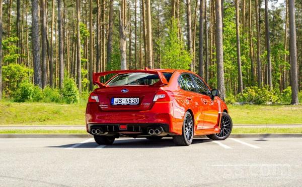 Red Subaru Impreza 2014 in Riga, with an engine capacity of 2.50 L and mileage of 103 thousand km for 22590 €, photo 5 on AUTOMOTO.COM.LV