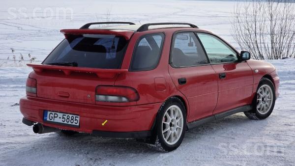Sarkans Subaru Impreza 1996 Rīga, ar dzinēja tilpumu 2.00 L un nobraukumu 342 tūkst. km par 9500 €, foto 3 vietnē AUTOMOTO.COM.LV