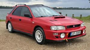 Sarkans Subaru Impreza 1996 Rīga, ar dzinēja tilpumu 2.00 L un nobraukumu 345 tūkst. km par 8000 €, foto 1 vietnē AUTOMOTO.COM.LV