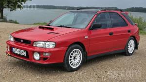 Sarkans Subaru Impreza 1996 Rīga, ar dzinēja tilpumu 2.00 L un nobraukumu 345 tūkst. km par 8000 €, foto 3 vietnē AUTOMOTO.COM.LV