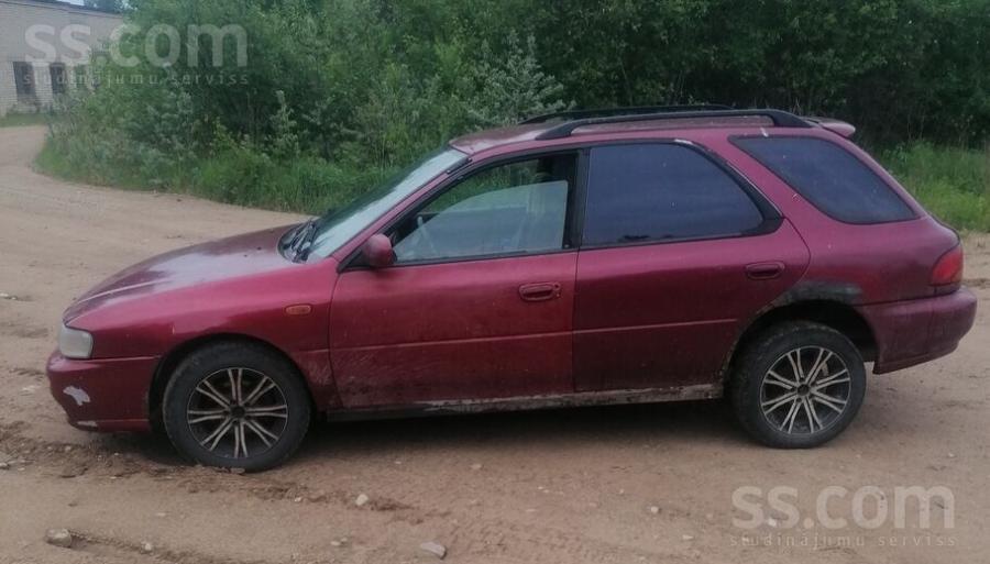 Красный Субару Импреза 1999 в Лудза, объемом двигателя 2.00 л и пробегом 391 тыс. км за 750 €, фото 9 на AUTOMOTO.COM.LV