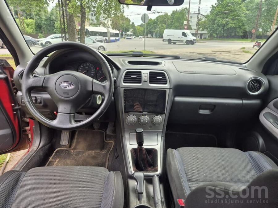 Sarkans Subaru Impreza 2007 Rīga, ar dzinēja tilpumu 2.00 L un nobraukumu 230 tūkst. km par 2100 €, foto 7 vietnē AUTOMOTO.COM.LV