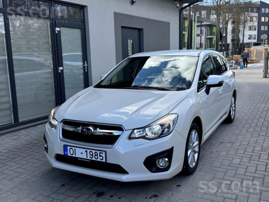 Balts Subaru Impreza 2013 Rīga, ar dzinēja tilpumu 1.60 L un nobraukumu 189 tūkst. km par 6700 €, foto 1 vietnē AUTOMOTO.COM.LV