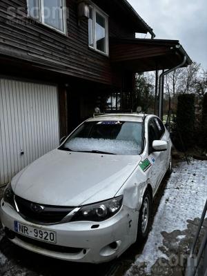 White Subaru Impreza 2008 in Riga, with an engine capacity of 2.00 L and mileage of 180 thousand km for 1500 €, photo 2 on AUTOMOTO.COM.LV