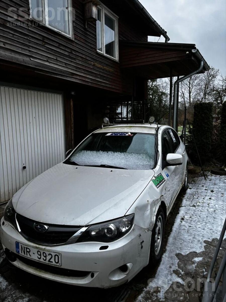 White Subaru Impreza 2008 in Riga, with an engine capacity of 2.00 L and mileage of 180 thousand km for 1500 €, photo 2 on AUTOMOTO.COM.LV