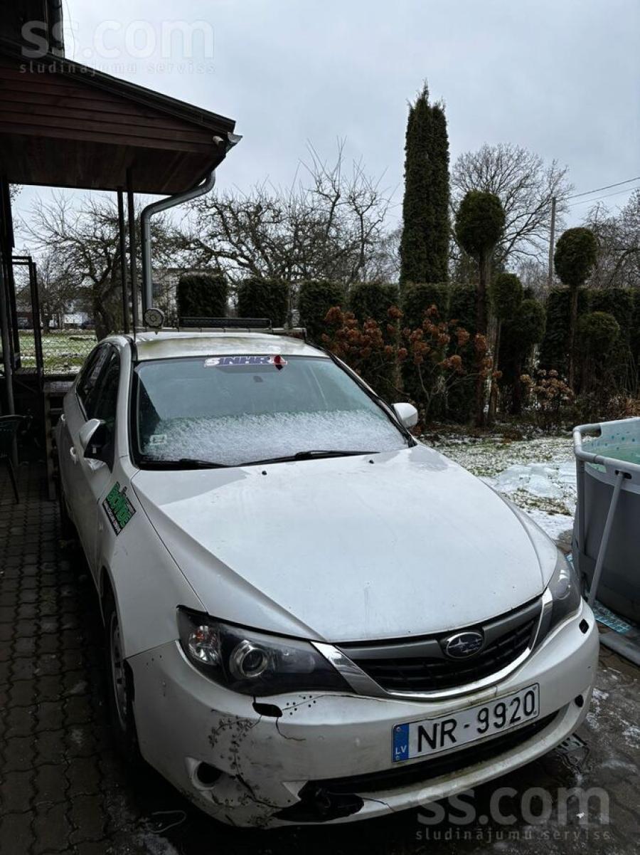 White Subaru Impreza 2008 in Riga, with an engine capacity of 2.00 L and mileage of 180 thousand km for 1500 €, photo 3 on AUTOMOTO.COM.LV