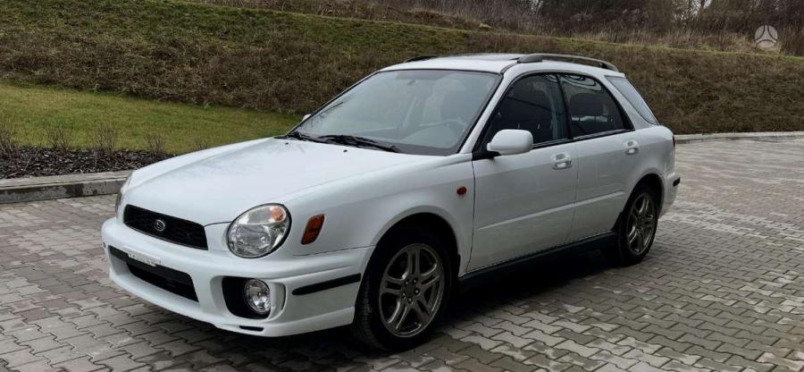 White Subaru Impreza 2002 in Vilnius, with an engine capacity of 2.00 L and mileage of 112 thousand km for 3950 €, photo 9 on AUTOMOTO.COM.LV