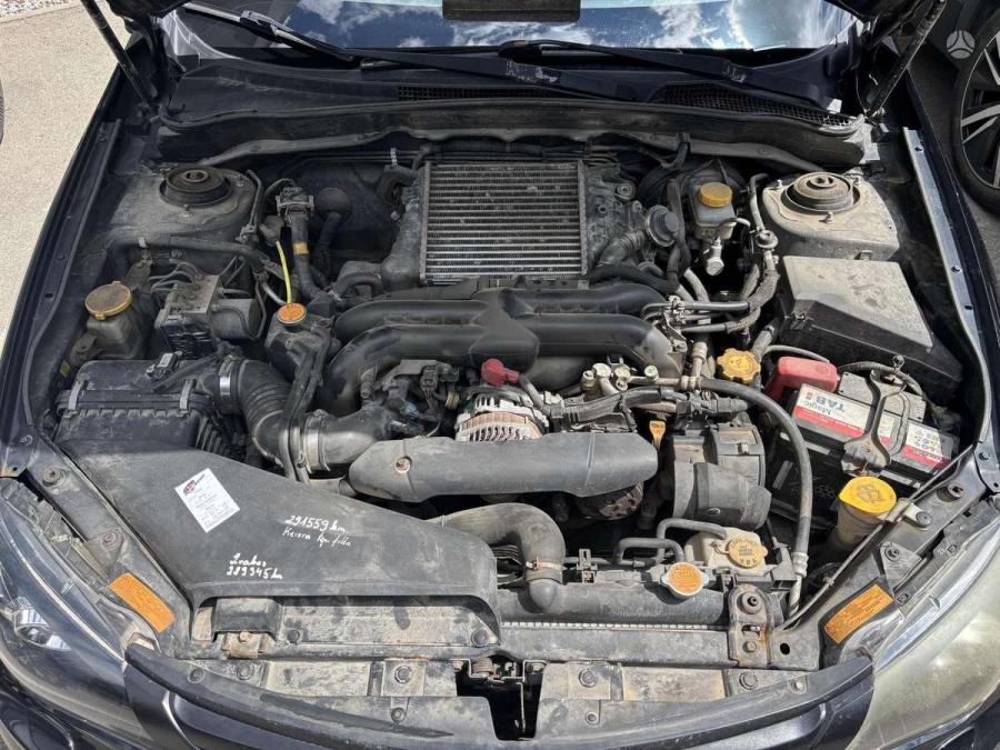Melns Subaru Impreza WRX 2007 Kauņa, ar dzinēja tilpumu 2.46 L un nobraukumu 320 tūkst. km par 6500 €, foto 16 vietnē AUTOMOTO.COM.LV