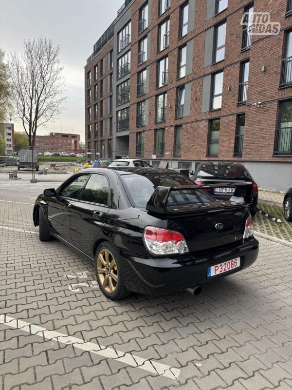 Black Subaru Impreza WRX 2006 in Klaipeda, with an engine capacity of 2.50 L and mileage of 280 thousand km for 6200 €, photo 4 on AUTOMOTO.COM.LV