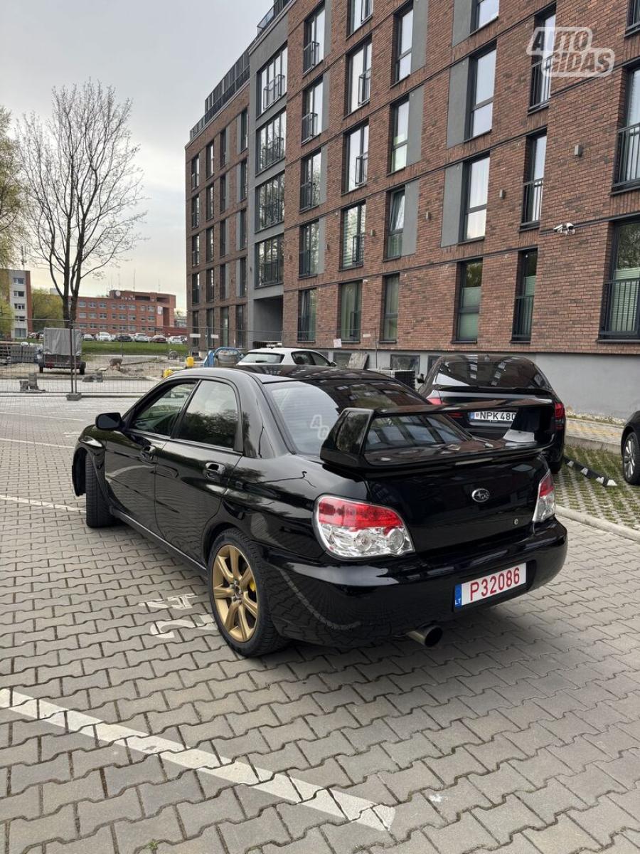 Black Subaru Impreza WRX 2006 in Klaipeda, with an engine capacity of 2.50 L and mileage of 280 thousand km for 6200 €, photo 5 on AUTOMOTO.COM.LV