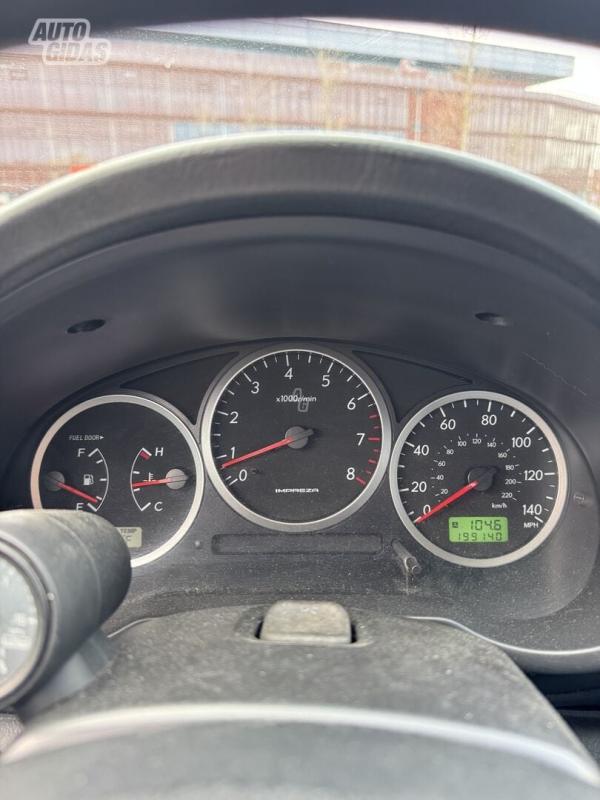 Black Subaru Impreza WRX 2006 in Klaipeda, with an engine capacity of 2.50 L and mileage of 280 thousand km for 6200 €, photo 10 on AUTOMOTO.COM.LV