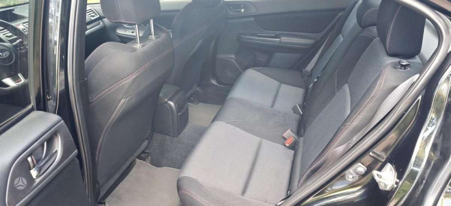 Black Subaru Impreza WRX 2015 in Vilnius, with an engine capacity of 2.00 L and mileage of 116 thousand km for 13800 €, photo 11 on AUTOMOTO.COM.LV