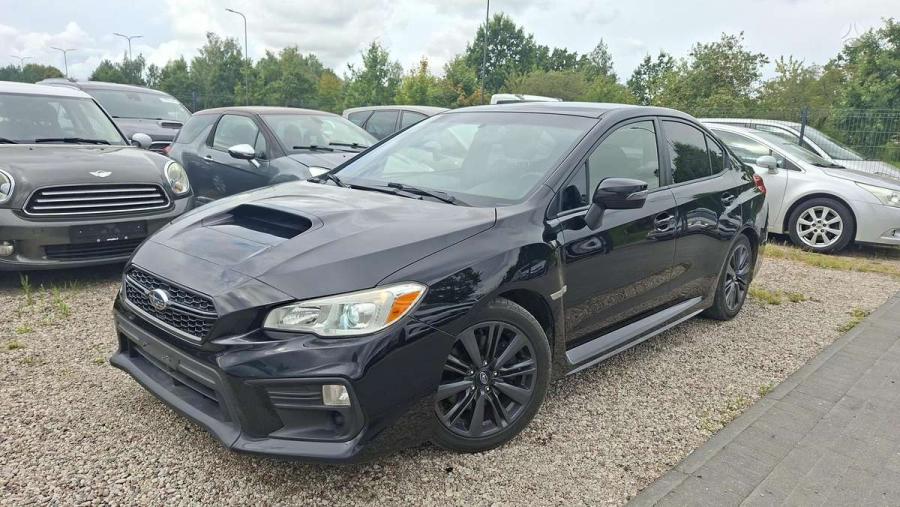 Black Subaru Impreza WRX 2018 in Kaunas, with an engine capacity of 2.00 L and mileage of 195 thousand km for 13900 €, photo 1 on AUTOMOTO.COM.LV